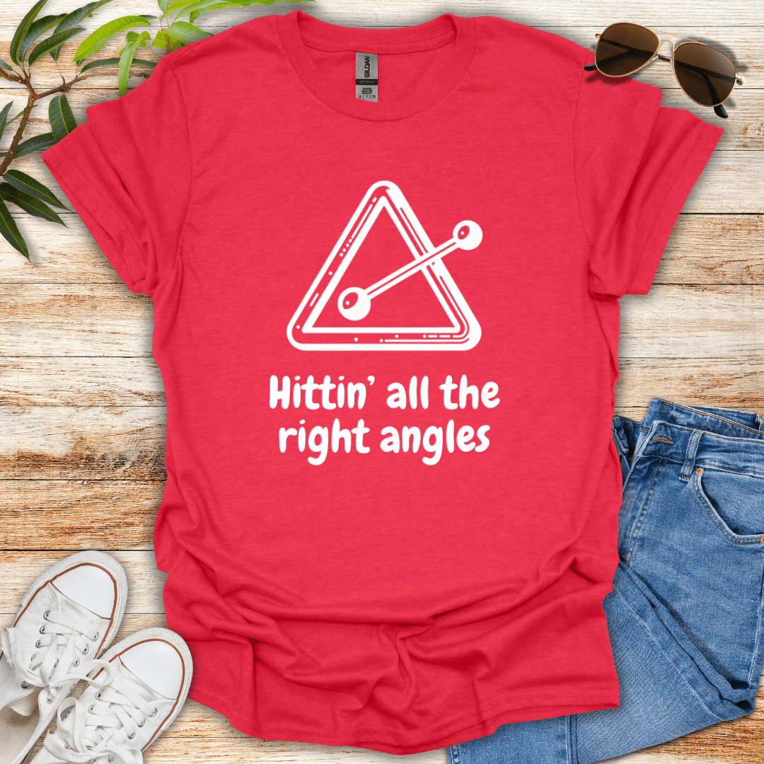 All the Angles Dark Tee – Treble Threads